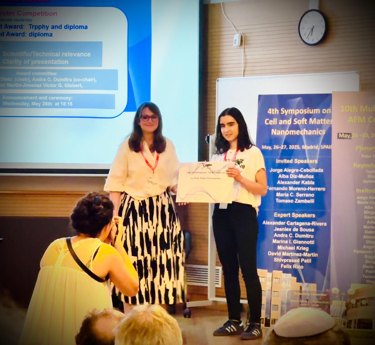 PhD Student Wins Top Poster Prize at International AFM Conference
